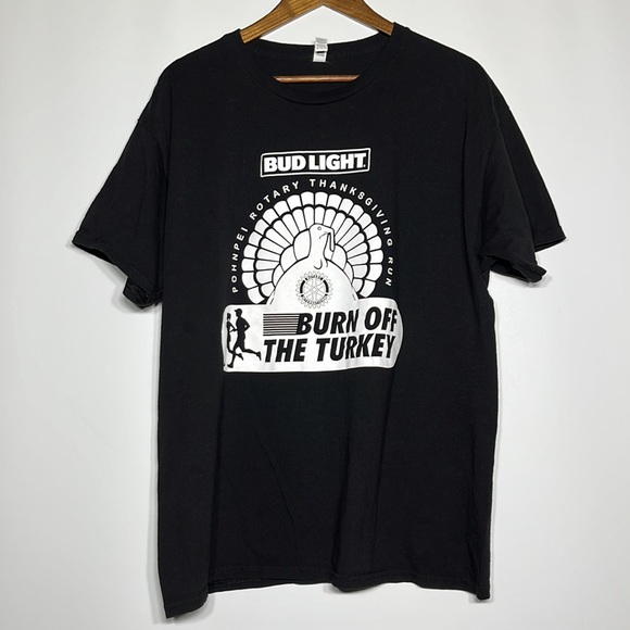 Alstyle | Shirts | Mens Burn Off The Turkey Bud Light Tshirt | Poshmark